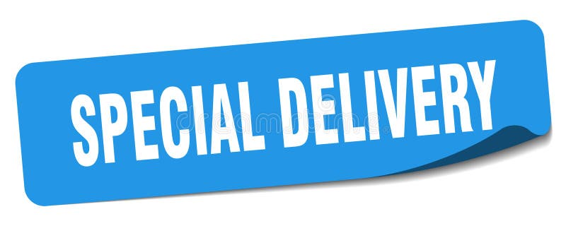 Special Delivery Sticker. Special Delivery Label Stock Vector ...