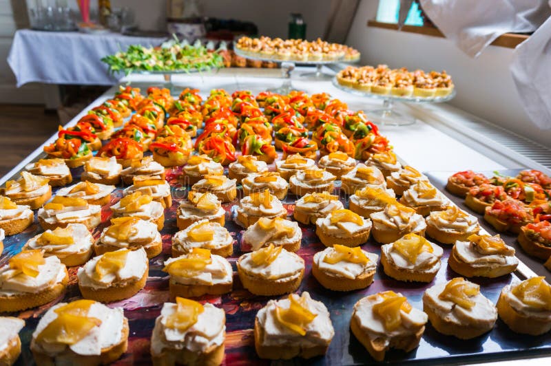 Special dishes for event stock photo. Image of catering - 50250602