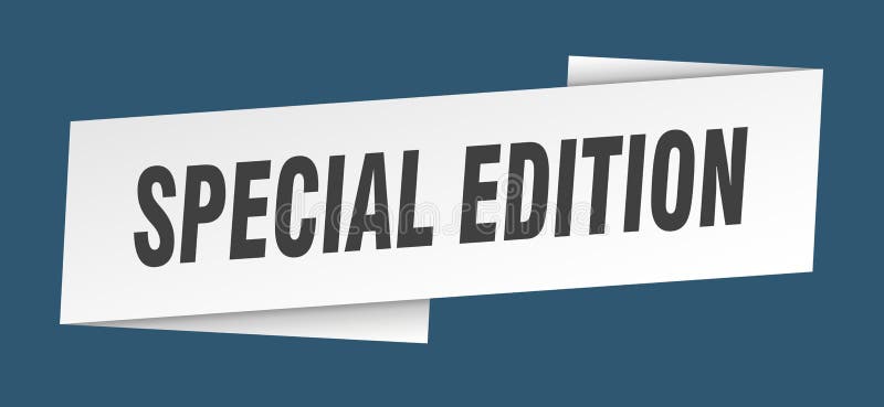 Special Edition Banner Template. Special Edition Ribbon Label Stock ...