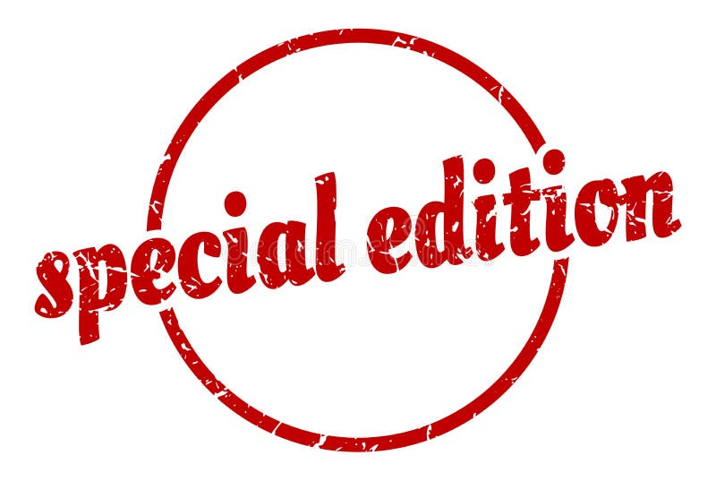 Special Edition Sign. Special Edition Round Vintage Stamp Stock Vector ...