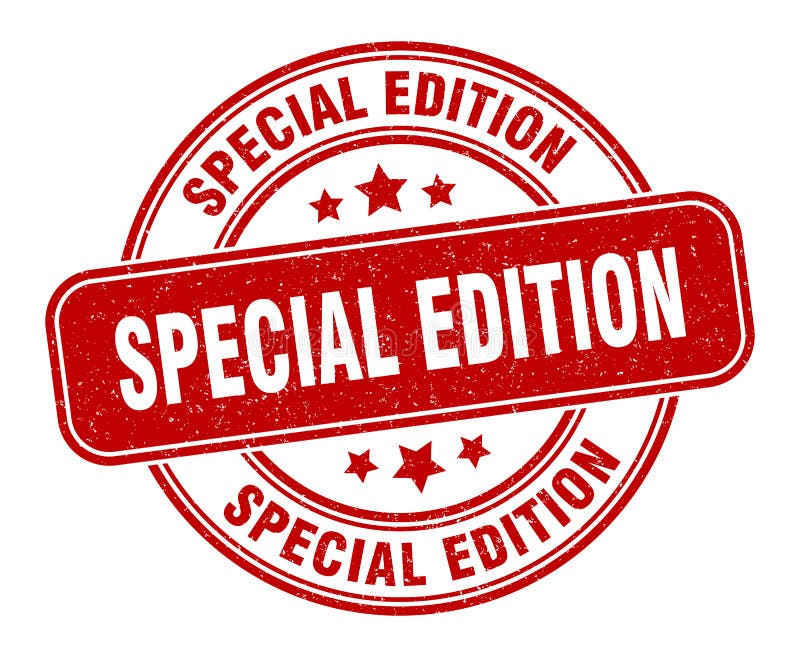 Special Edition Banner. Special Edition Ribbon Label Sign Set Stock ...