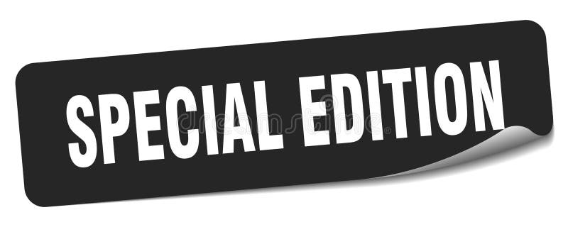 Special Edition Sticker. Special Edition Label Stock Vector ...