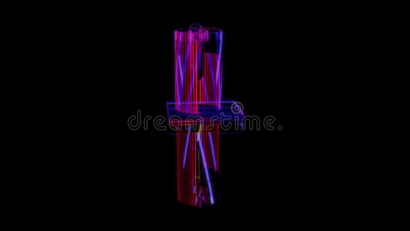 Rendering 3D Animation, Kettle Model on a Black Background Stock Video ...