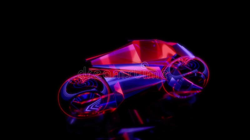 Rendering 3D Animation, VISUAL EFFECTS Motorcycle Robot Model on a ...