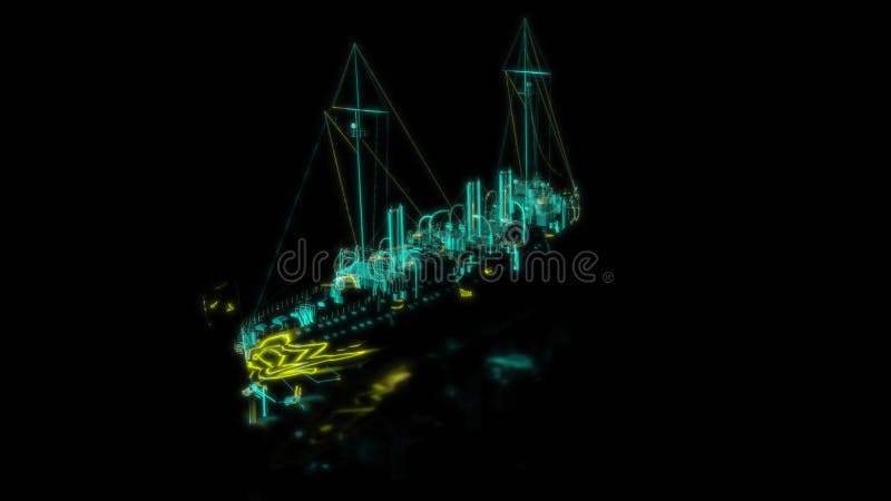 Rendering 3D Animation, VISUAL EFFECTS Oceanic Patrol Ships Model on a ...