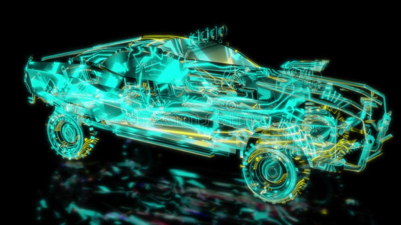 Rendering 3D Animation, VISUAL EFFECTS OffRoad Car in Motion Model on a ...