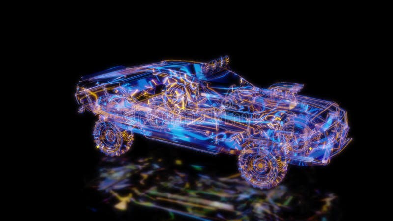 Rendering 3D Animation, VISUAL EFFECTS OffRoad Car in Motion Model on a ...