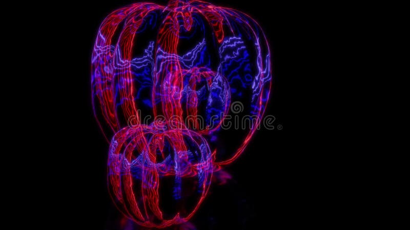 Rendering 3D Animation, VISUAL EFFECTS Pepper Gourd Model on a Black ...