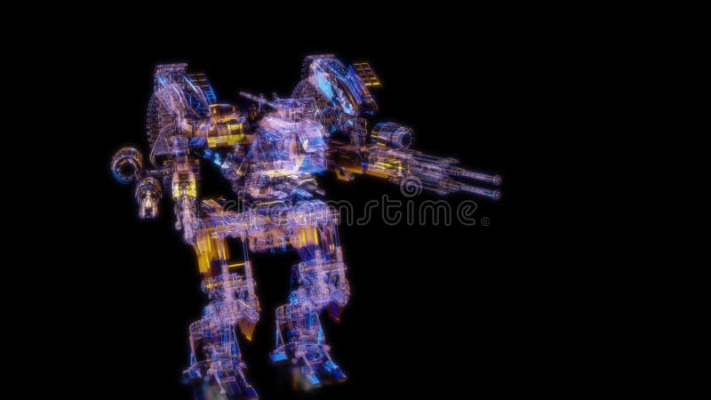 Rendering 3D Animation, VISUAL EFFECTS Sci-fi Transformers Robot Model ...