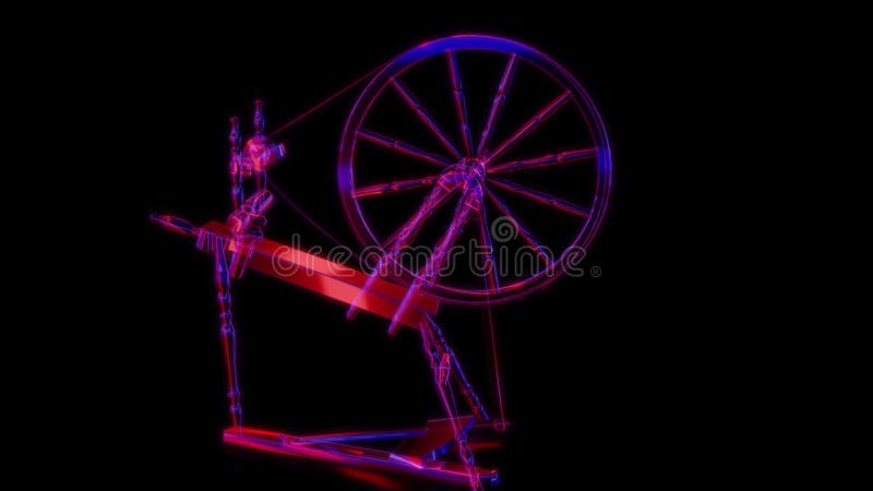Rendering 3D Animation, VISUAL EFFECTS Spinning Wheel 01 Model on a ...