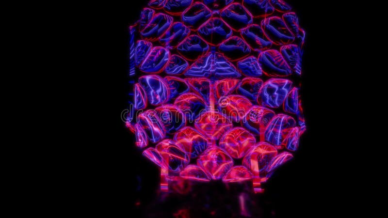 Rendering 3D Animation, VISUAL EFFECTS Turtle Shell Chair Model on a ...