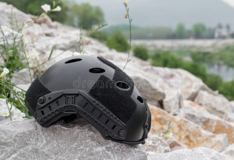 Special Force Modern Combat Helmet. Stock Image - Image of equipment ...