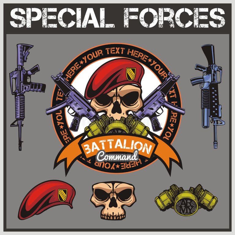 Special Forces Patch Set - Stock Vector Stock Vector - Illustration of ...