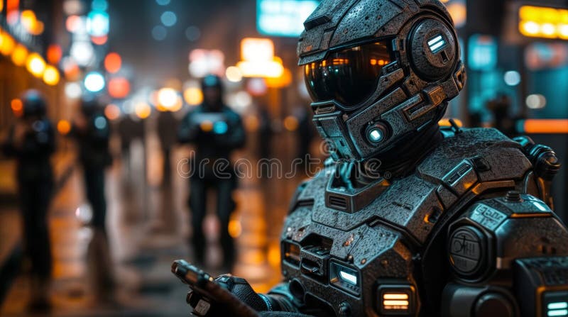 Special Forces Soldier in Action. Selective Focus Stock Illustration ...