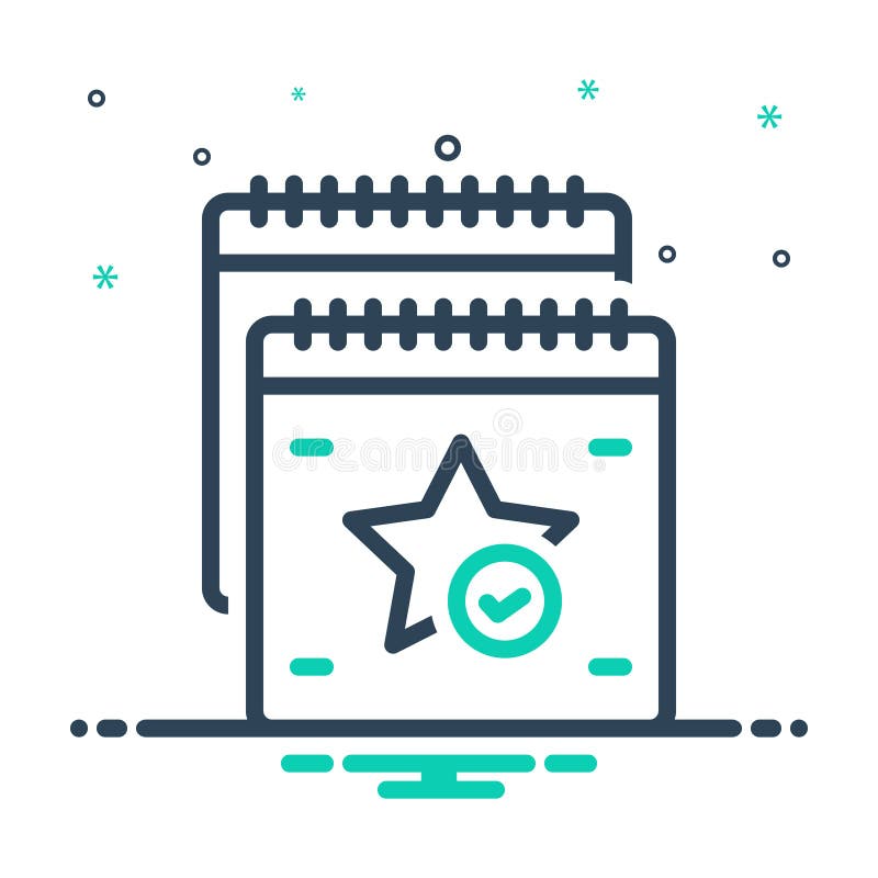 Mix Icon for Special, Particular and Project Stock Vector ...