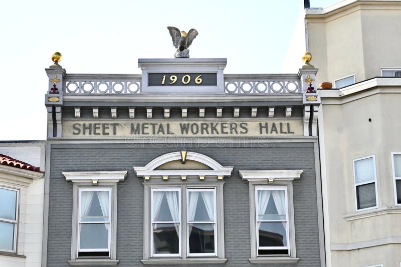 Sheet Metal Workers Union Hall San Francisco 2 Editorial Image - Image ...