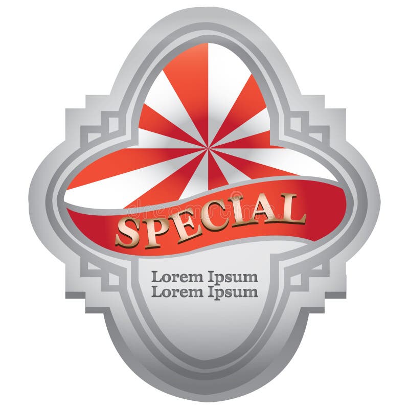 Special Label. Vector Illustration Decorative Design Stock Vector ...