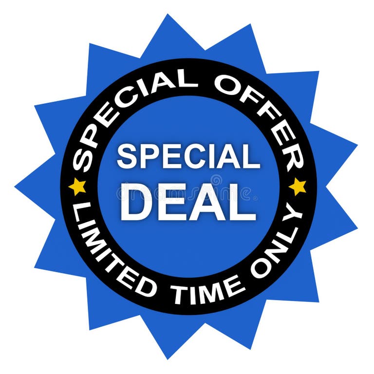Special limited time deal stock image. Image of sale - 25584893