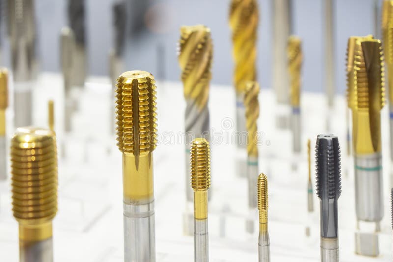 The Special Machine Tapping Tool for CNC Machine. Stock Photo - Image ...