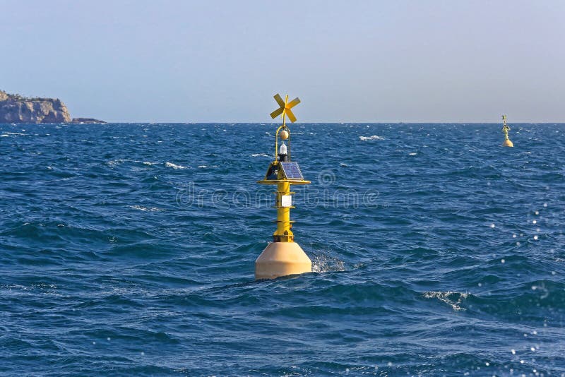 Special mark stock image. Image of navigational, yellow - 43446349