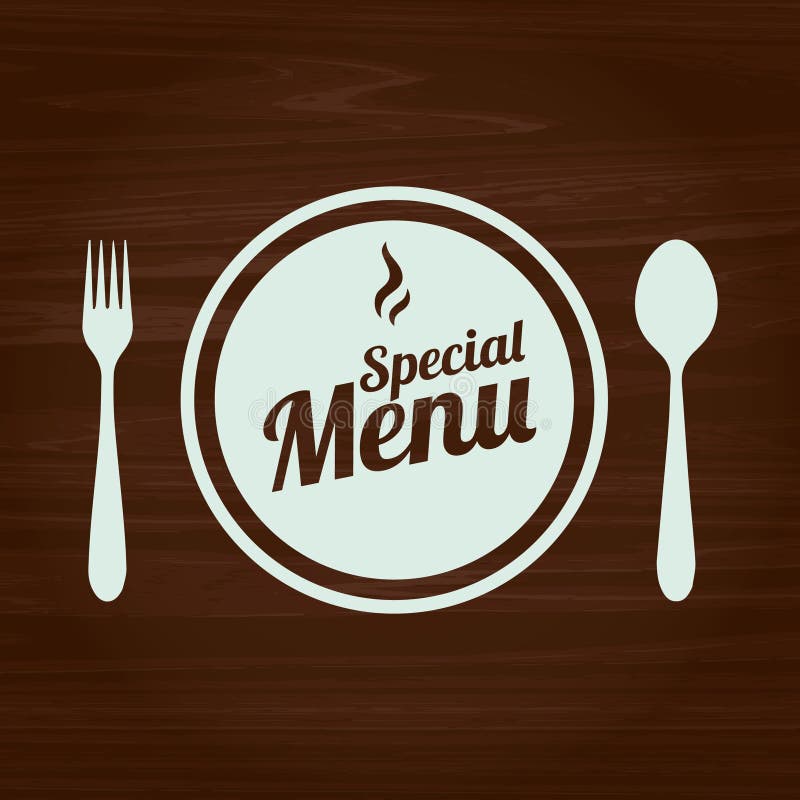 Special Menu Text. Vector Illustration Decorative Design Stock Vector ...