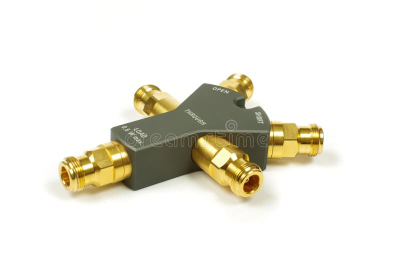 Radio Frequency Calibrator for Network Analyzers Stock Image - Image of ...