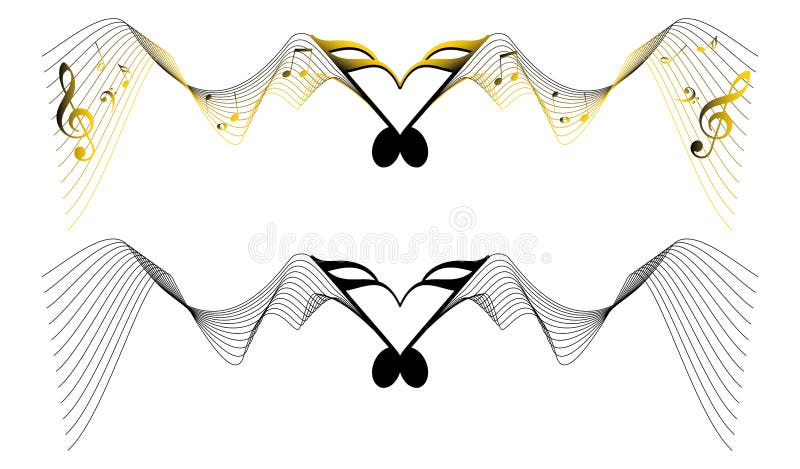 Special music notes stock vector. Illustration of music - 19204453