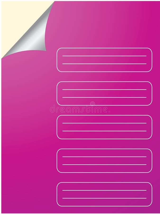 Special note paper design stock vector. Illustration of business - 20241812