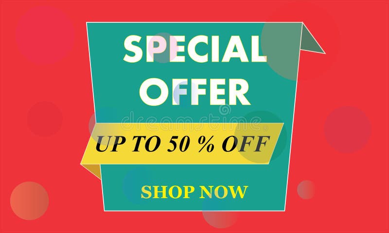 Special Offer Banner Also in Vector Stock Vector - Illustration of ...