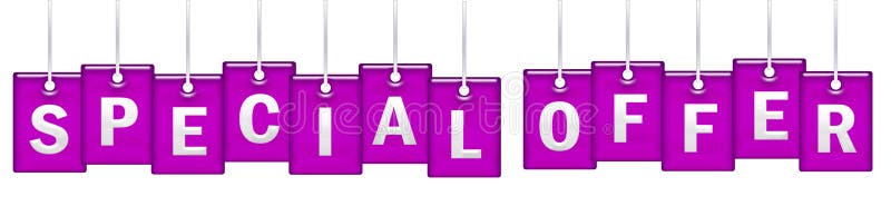 Special offer banner board stock illustration. Illustration of design ...