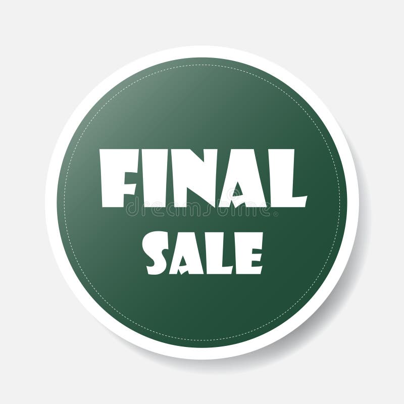 Special Offer Banner. Green Circle. Vector Illustration. Stock Vector ...