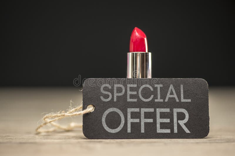 Special Offer on Beauty Products Stock Image - Image of order, mall ...