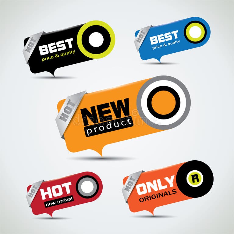 Special Offer Bubbles in Vibrant Color Variations Stock Vector ...