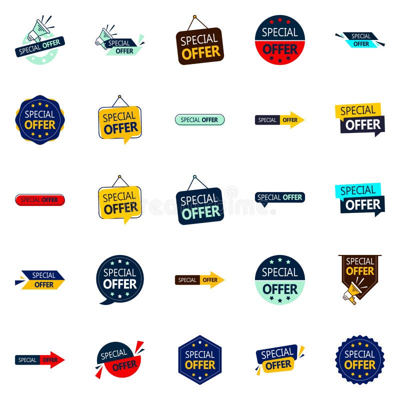 Special Offer Bundle 25 High Quality Vector Designs for Your Promotion ...