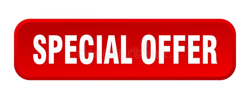 Special Offer Button. Special Offer Square 3d Push Button Stock Vector ...