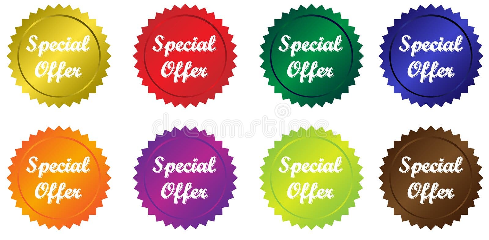 Colourful Shiny Winner Badge Set, Vector Illustration Stock Vector ... Colourful Shiny Winner Badge Set, Vector Illustration Stock Vector ...