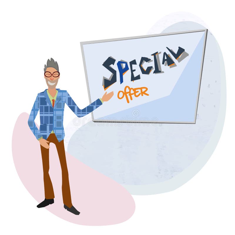 Special offer concept stock vector. Illustration of white - 75883820