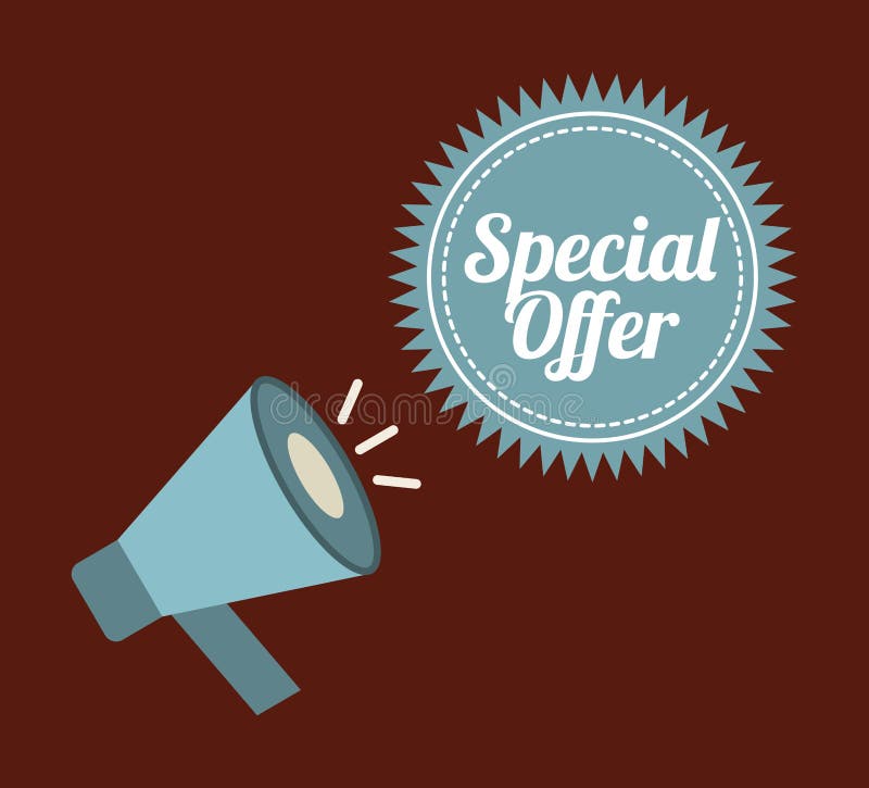 Special offer stock illustration. Illustration of promotion - 12656266