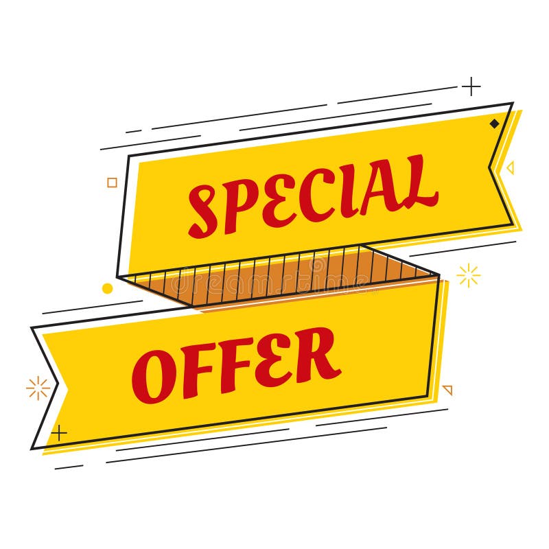Special Offer Design. Yellow Color Special Offer Label. Discount Label ...