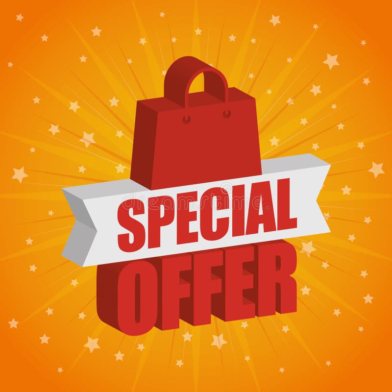 Special offer design. stock vector. Illustration of stamp - 58706456