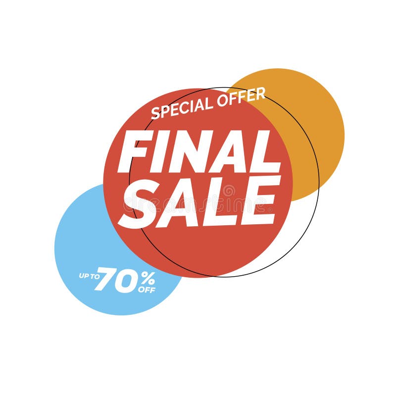 Special Offer Final Sale Banner, Limited Offer Vector Illustration ...