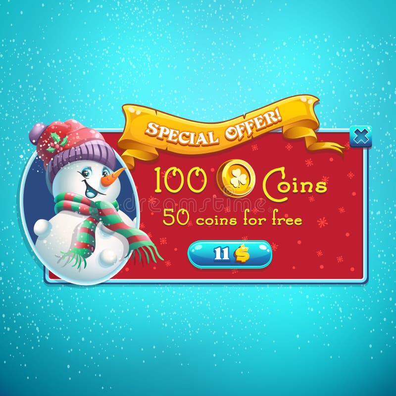 Game Window for Mission Computer App Stock Vector - Illustration of ...