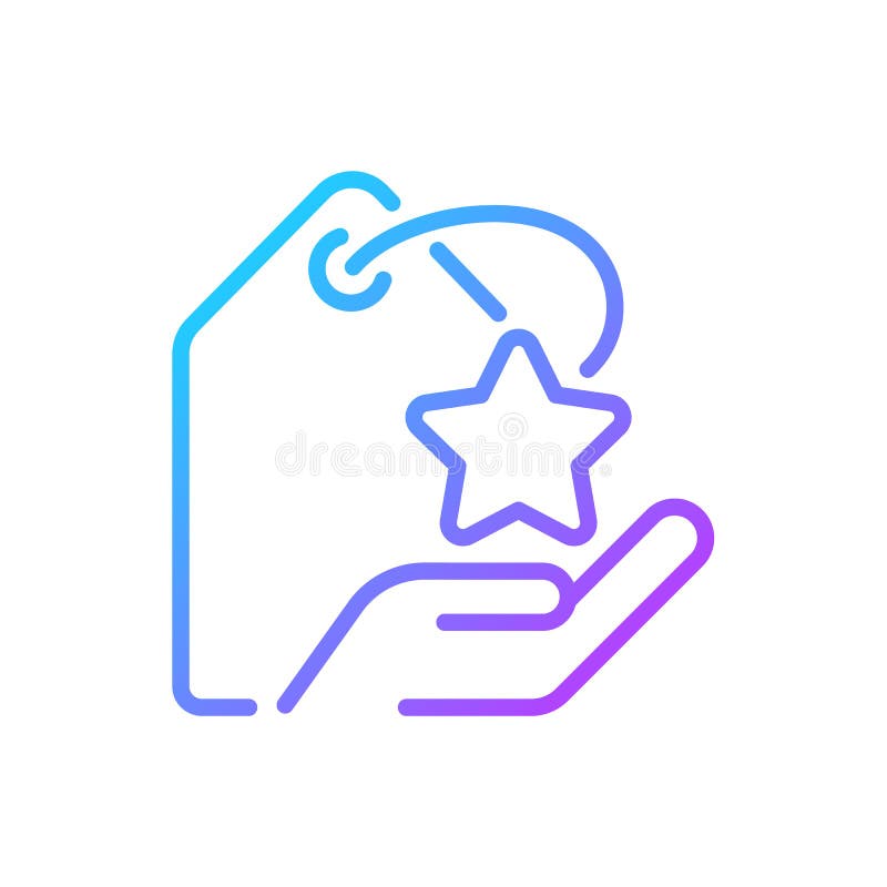 Special Offer Gradient Linear Vector Icon Stock Vector - Illustration ...