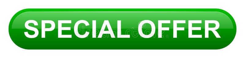 Special Offer Green Rectangle with Rounded Corner Button Stock Vector ...