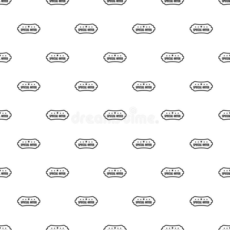 Special Offer Label Pattern Vector Stock Vector - Illustration of ...