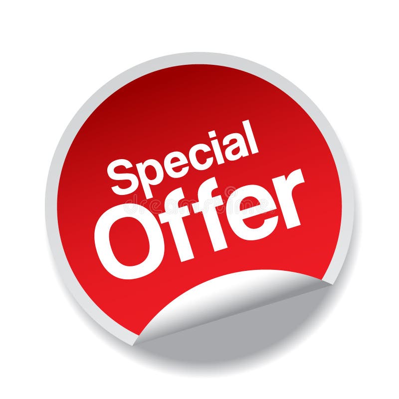 Special Offer Label / Sticker Stock Illustration - Illustration of ...