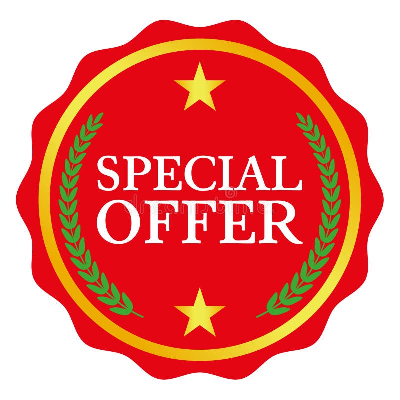 Special offer label stock illustration. Illustration of deal - 86388352