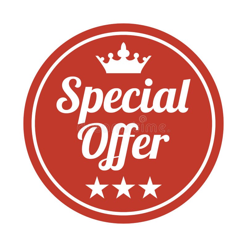 Special Offer Label On White Background. Stock Illustration ...