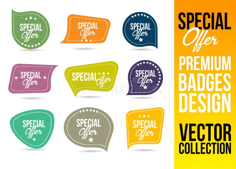 Special Offer Logo Badge Emblem Stock Vector - Illustration of stamp ...