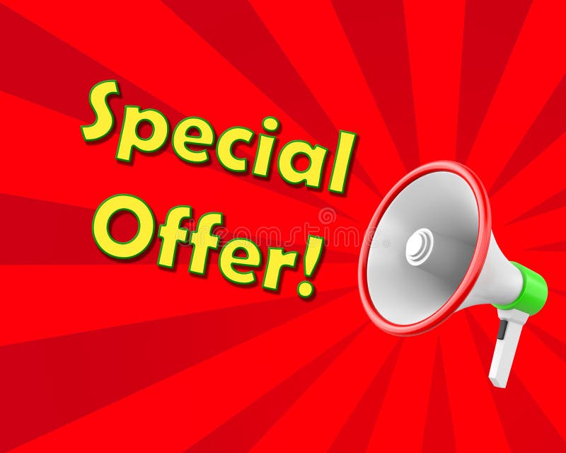 Special offer stock illustration. Illustration of advertisement - 80476484